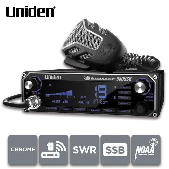 Uniden Bearcat 980 SSB CB Radio - 80 Channels