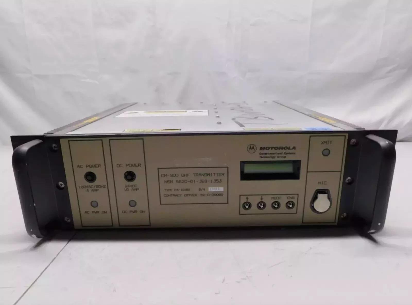 Motorola CM-200 UHF Radio for Aviation - Warranty Included