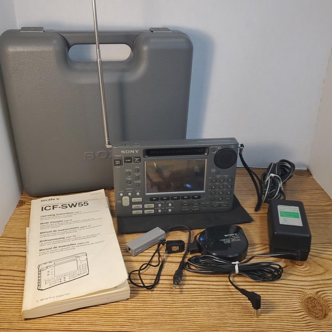 VTG Sony ICF-SW55 World Band Receiver Radio