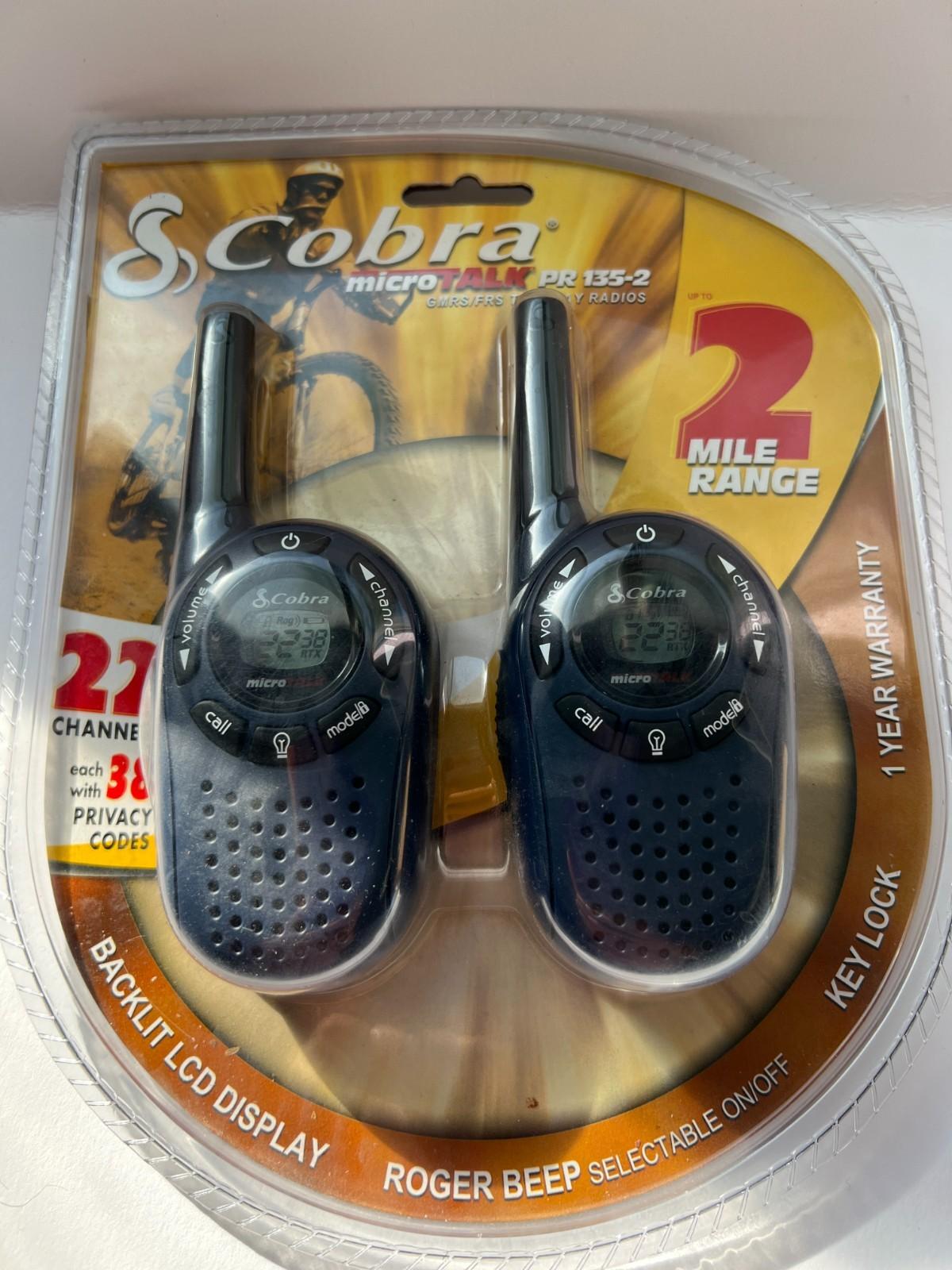 Cobra PR135-2 GMRS/FRS 2-Way Radios Set