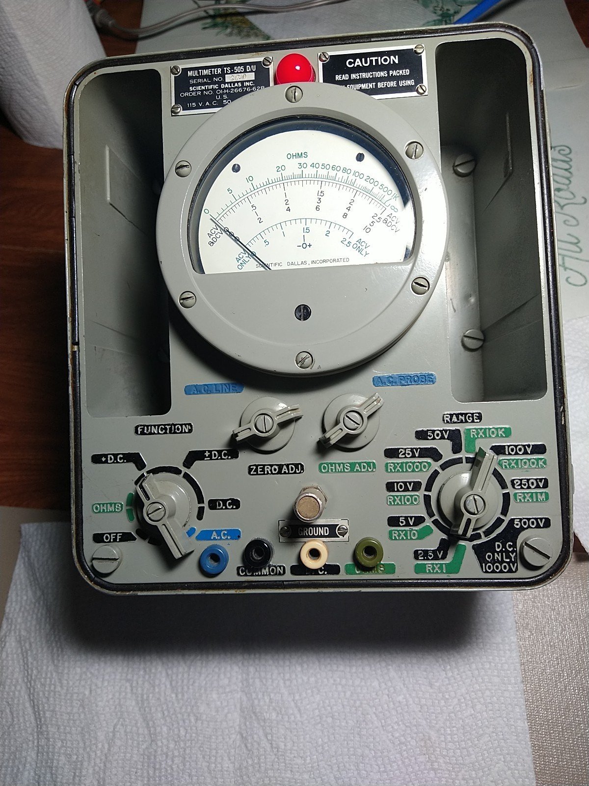 Vintage Military Multimeter TS-505D/U - Collector’s Gem
