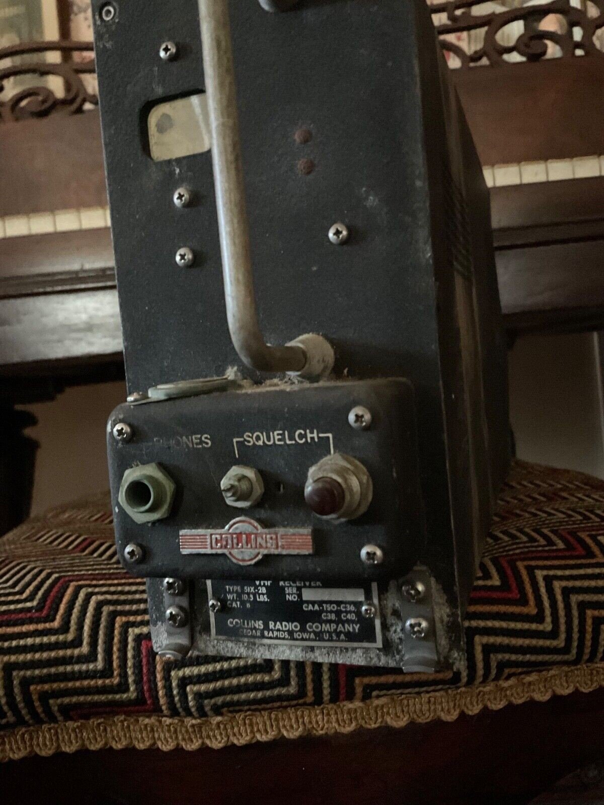 Vintage Collins Radio 51X-2B VHF Receiver