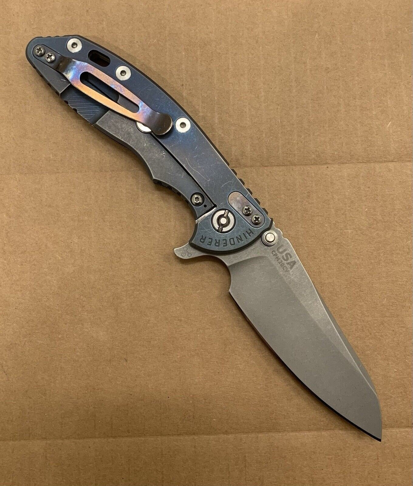 Rick Hinderer XM18 3.5” Sheepsfoot Knife - Buy Now!