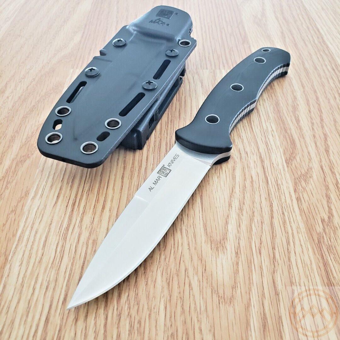 Al Mar S.E.R.E. Operator 40 Fixed Knife - Durable D2 Steel