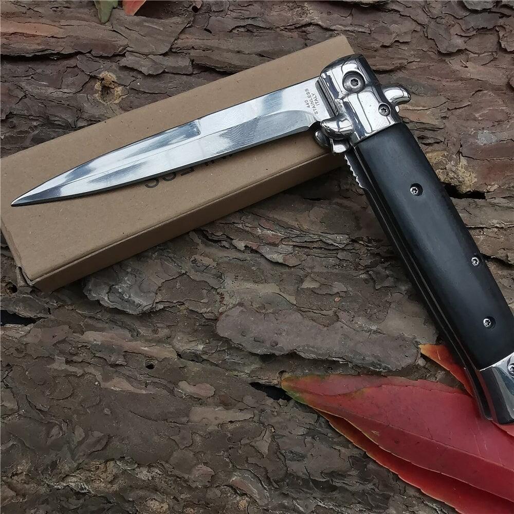 Tactical Wharncliffe Folding Knife for Survival & Defense