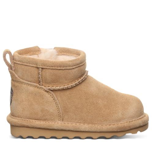 Cozy Bearpaw Shorty Suede Boots for Girls