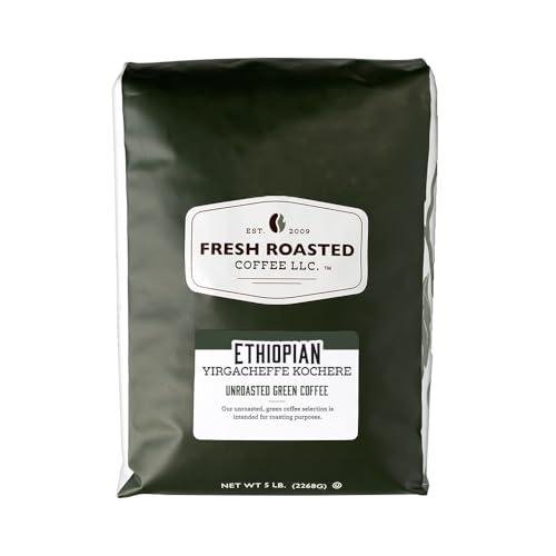 Ethiopian Yirgacheffe Green Coffee Beans - 5 Lbs