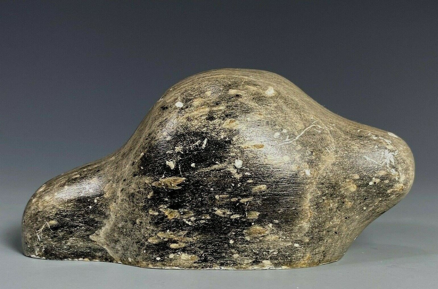 Inuit Soapstone Carving by Dietrich Muchelstein