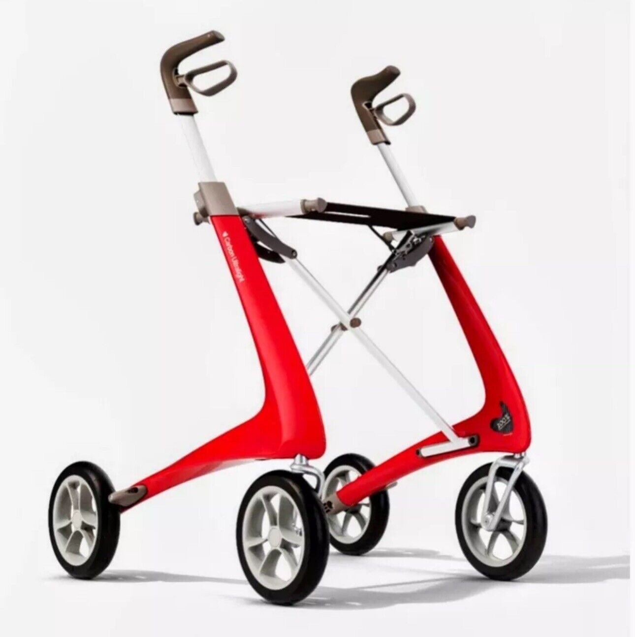 ByAcre Carbon Ultralight Rollator Walker Track - Lightweight & Durable