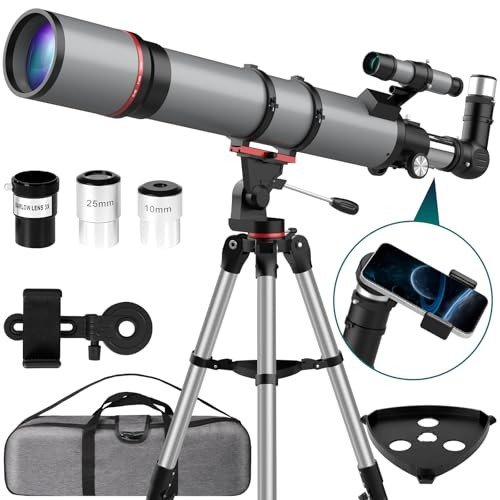 Beginner-Friendly 90mm Refractor Telescope for Astronomers