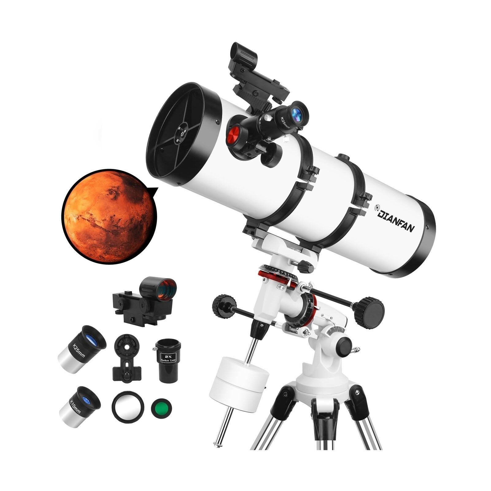 150EQ Reflector Telescope for Beginner Astrophotography