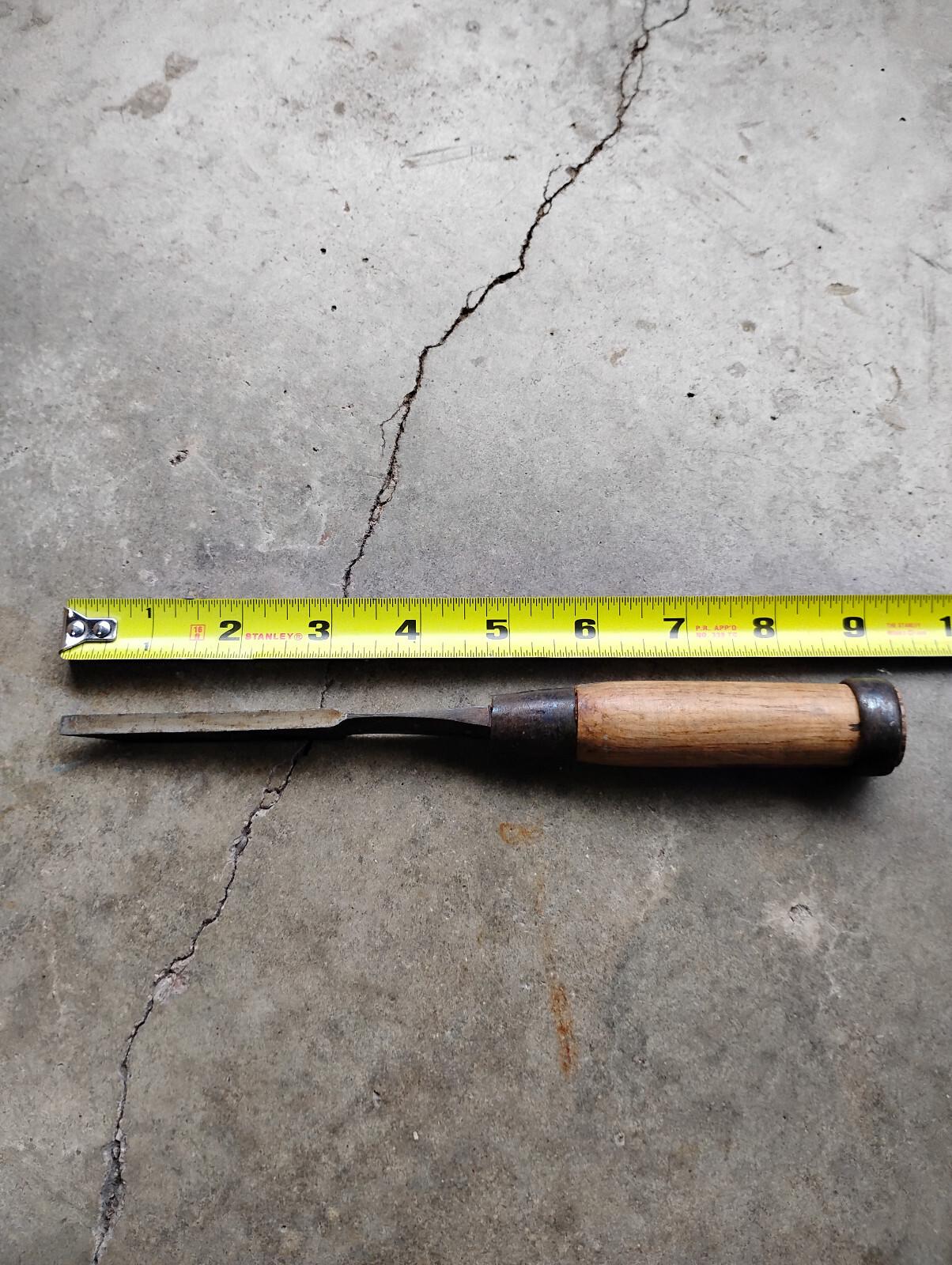 High-Quality 1/4" Japanese Push Chisel for Woodworking