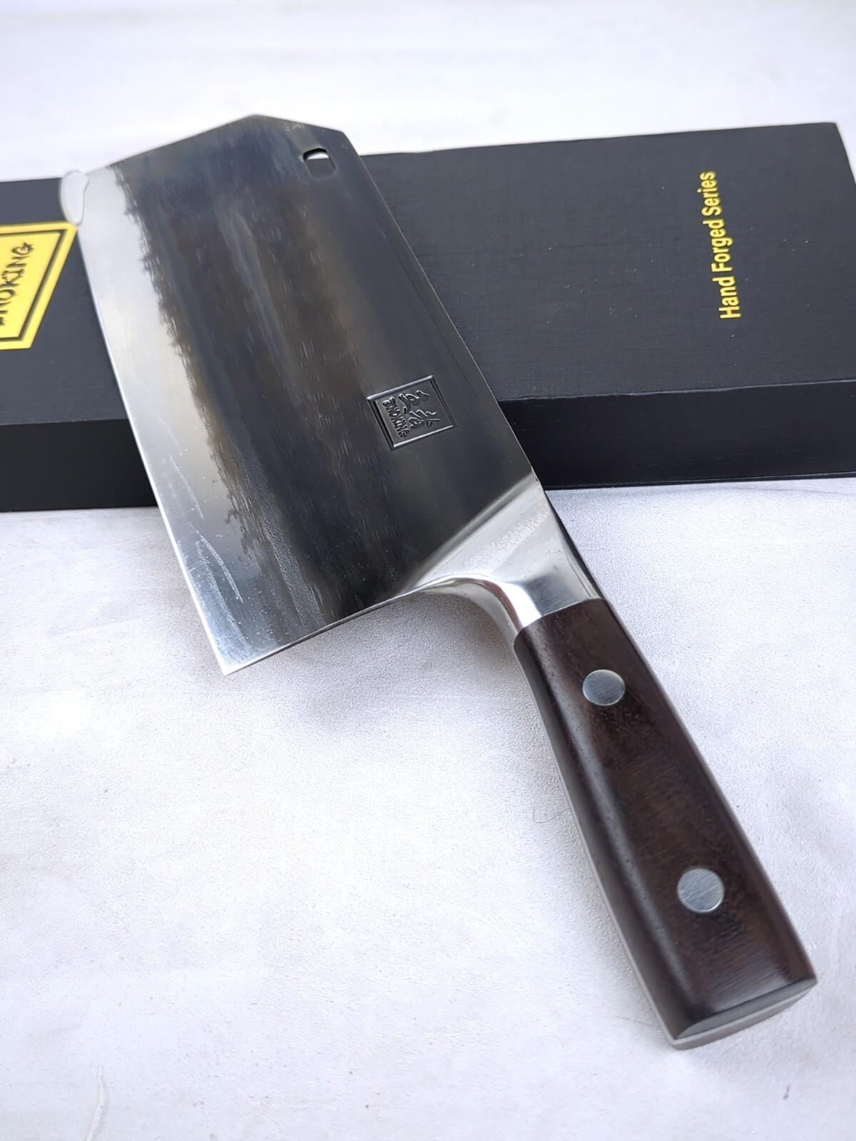 ENOKING Hand-Forged Cleaver for Meat and Veggies