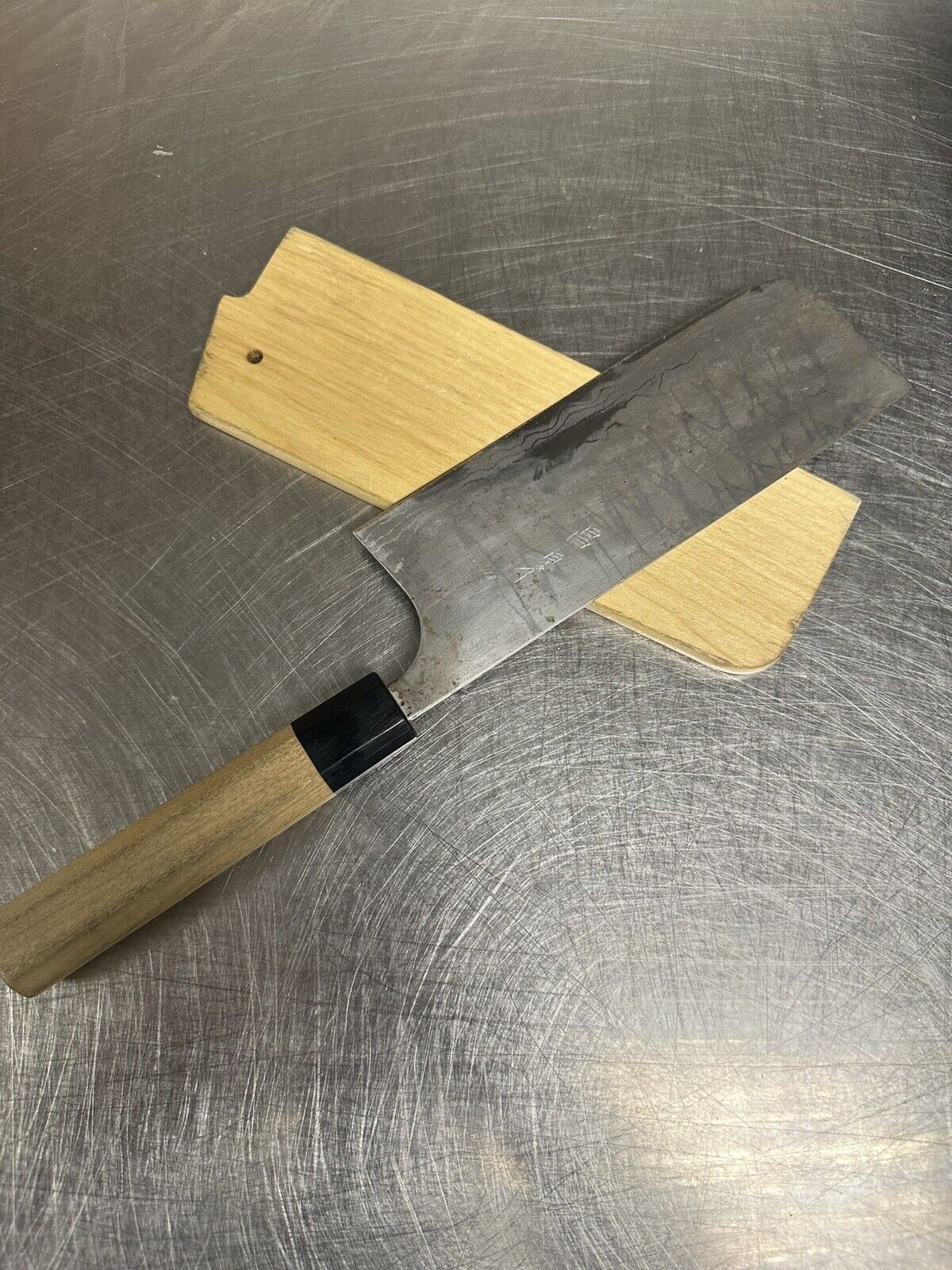 Masakage Shimo Nakiri: Precision Japanese Knives - Damascus