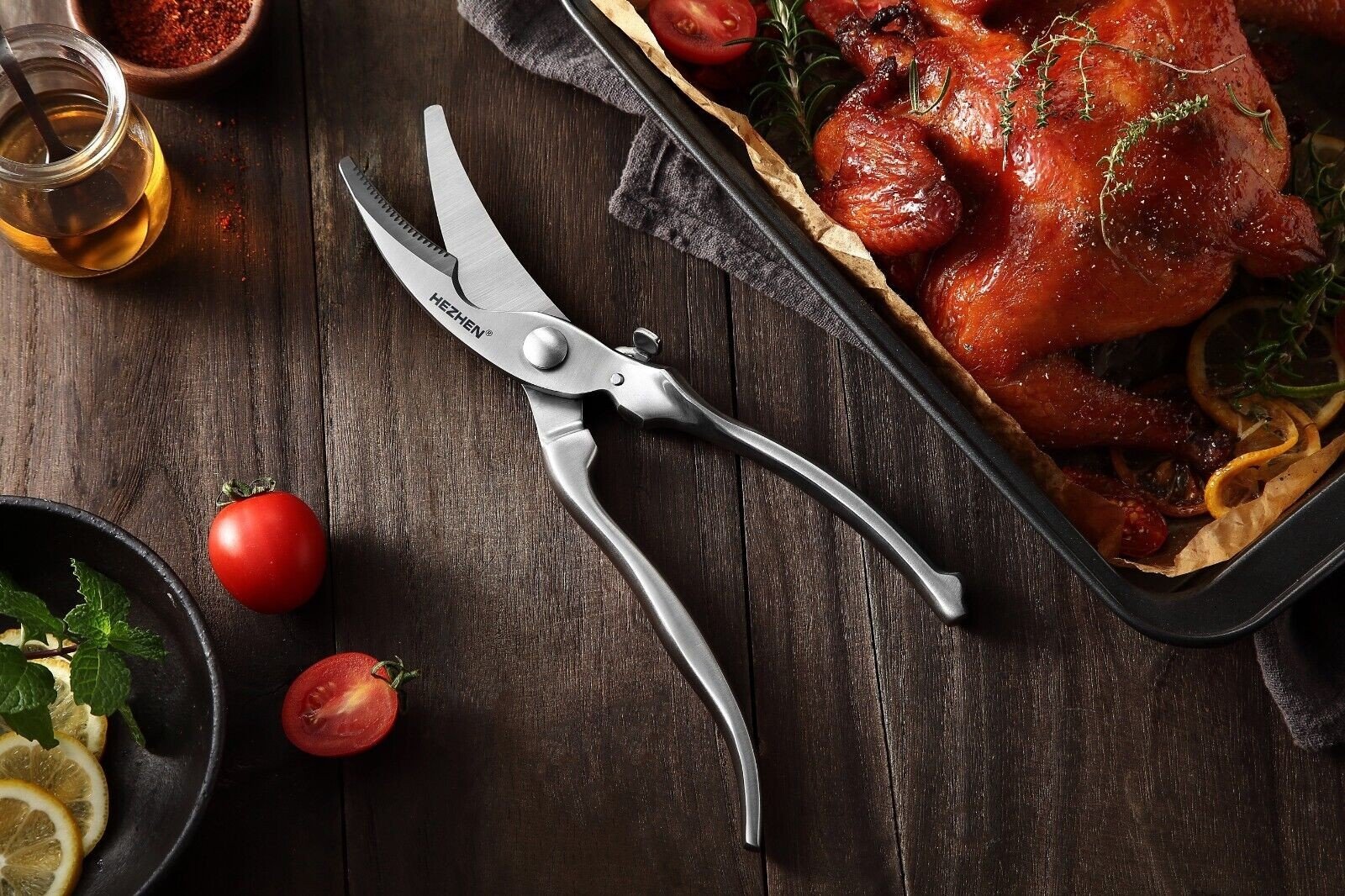Heavy Duty Stainless Steel Poultry Shears for Precision