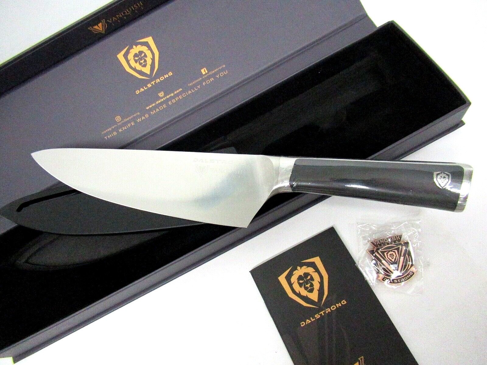 Dalstrong 8" Vanquish Chef Knife - Precision Sharpness