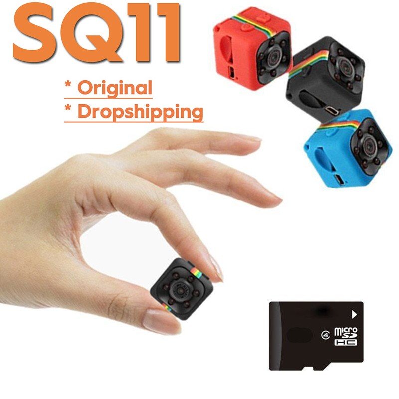 SQ11 Mini Night Vision Hidden Camera - TF Card Included