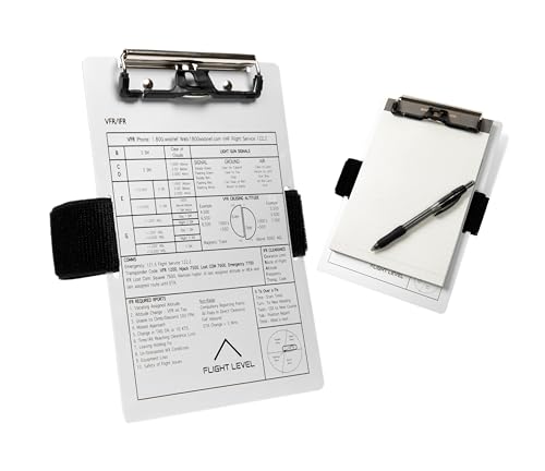 Pilot Kneeboard: VFR/IFR Notepad, Flight Level, Essential!