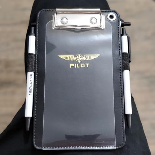 Essential Small Black Helicopter Pilot's Kneeboard by DESIGN 4 PILOTS