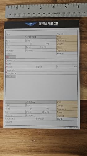 High-Quality Pilot Notepad for Kneeboard - Essential Aviation Accessory