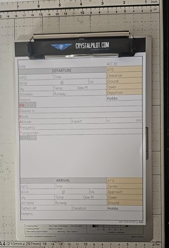 High-Quality Pilot Notepad for Kneeboard - Essential Aviation Accessory