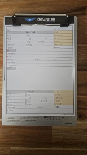 High-Quality Pilot Notepad for Kneeboard - Essential Aviation Accessory