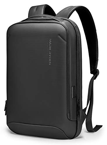 Muzee Slim Laptop Backpack with USB Port - Ideal for Travelers