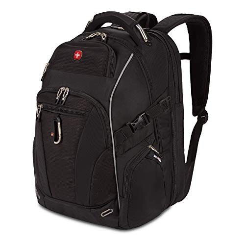 SWISSGEAR TSA-Friendly Black Laptop Backpack - Travel Smart