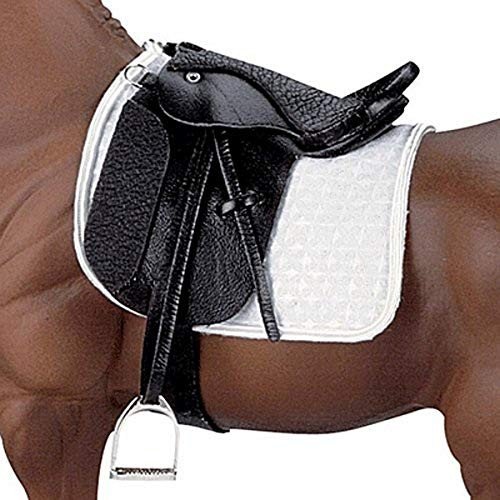 Breyer Stoneleigh II Dressage Saddle - Black, 1:9 Scale