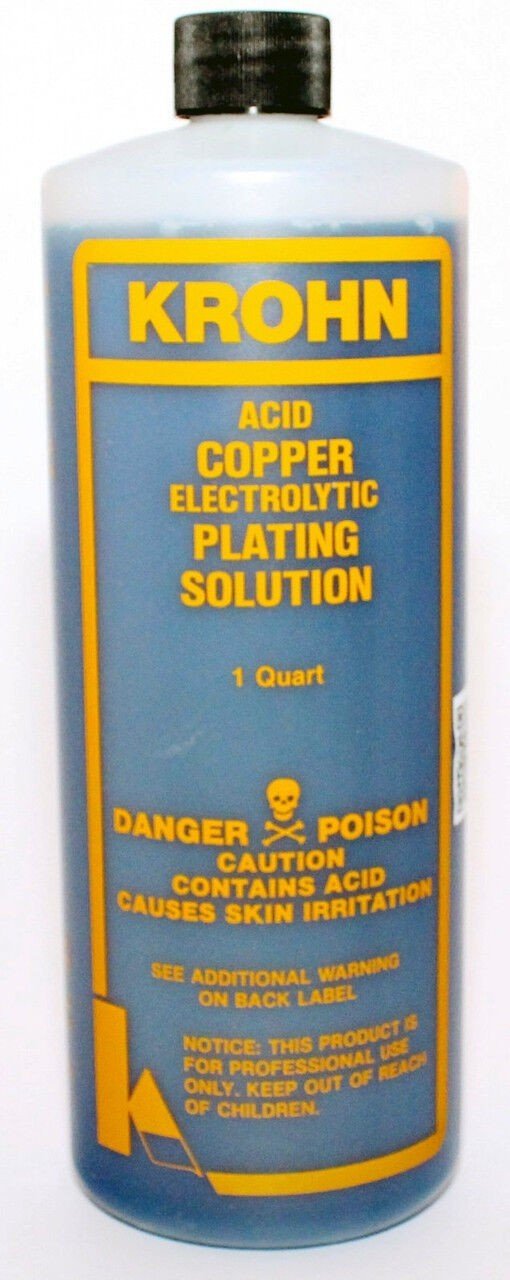 KROHN Acid Copper Electrodeplating Kit for Jewelry