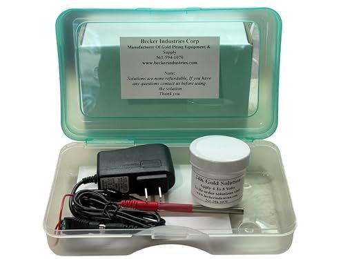 Easy 24K Gold Electroplating Kit for Home Use