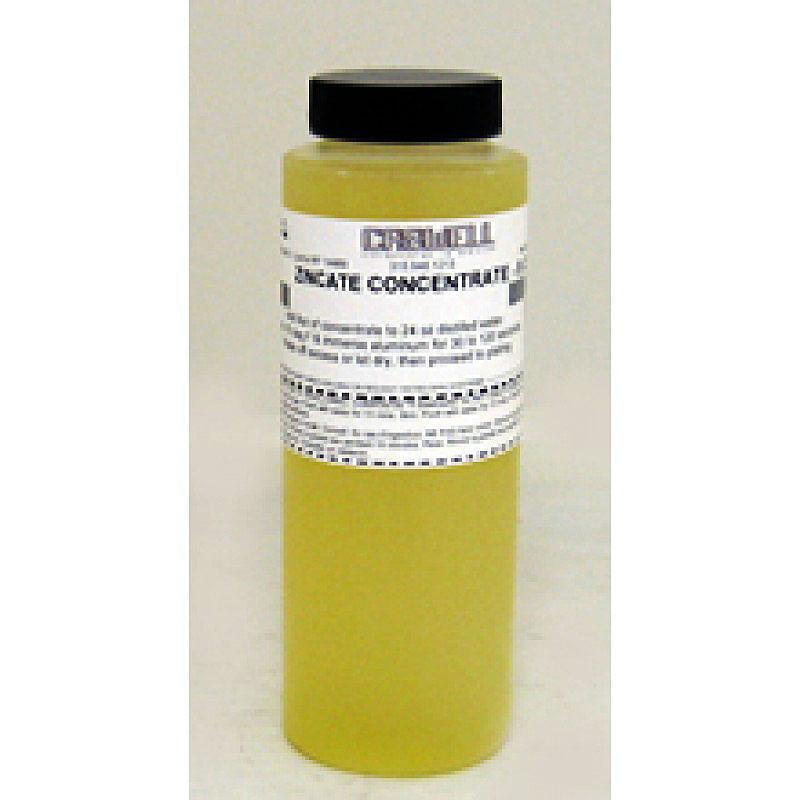 Zincate Solution for Aluminum Plating - 8 oz