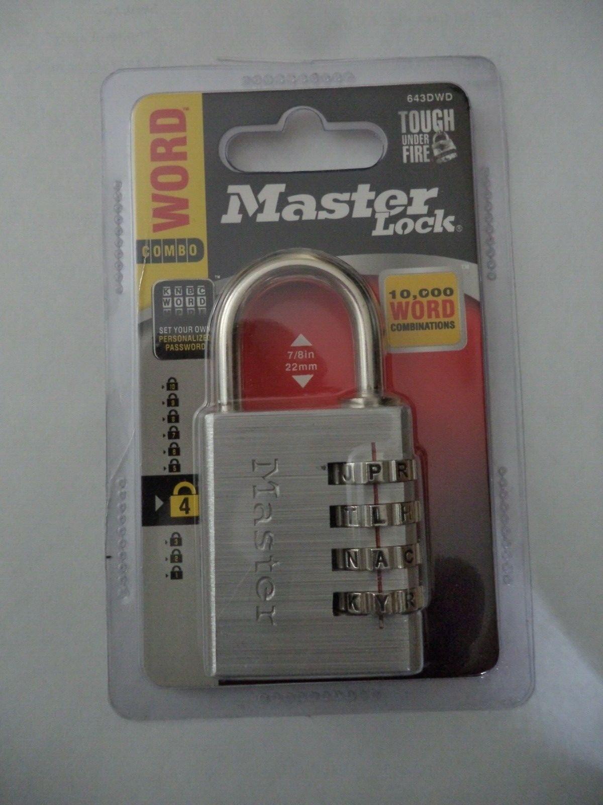 Master Lock Combination Padlock - Secure & Reliable