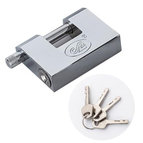 Unpickable Heavy Duty Stainless Steel D-Shaped Padlock