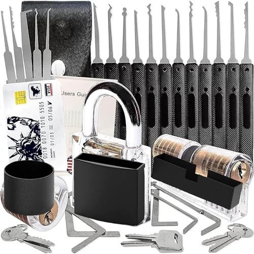 34-Piece Unpickable Lock Set for Ultimate Security