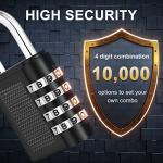 Secure Your Stuff: ZHEGE 4-Digit Padlocks - 2 Pack