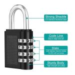 Secure Your Stuff: ZHEGE 4-Digit Padlocks - 2 Pack