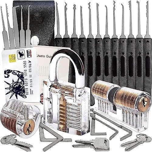 Secure Waterproof Anti-Rust Padlock Set with Keys