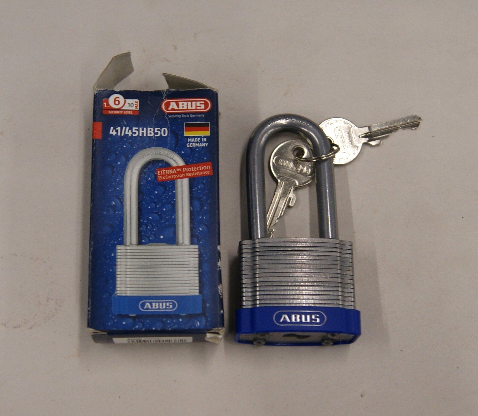 Abus 41/45HB50 Unpickable Steel Padlock - Secure!
