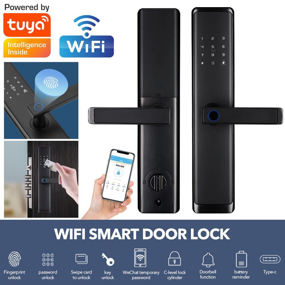 Smart Fingerprint Door Lock - Unpickable Security Solution