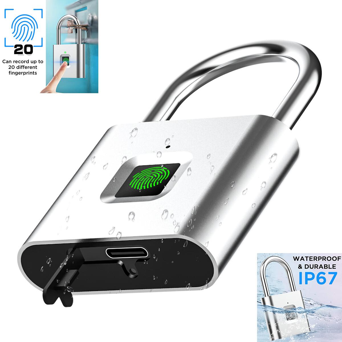 Secure Your Gear with Fingerprint Pad Lock