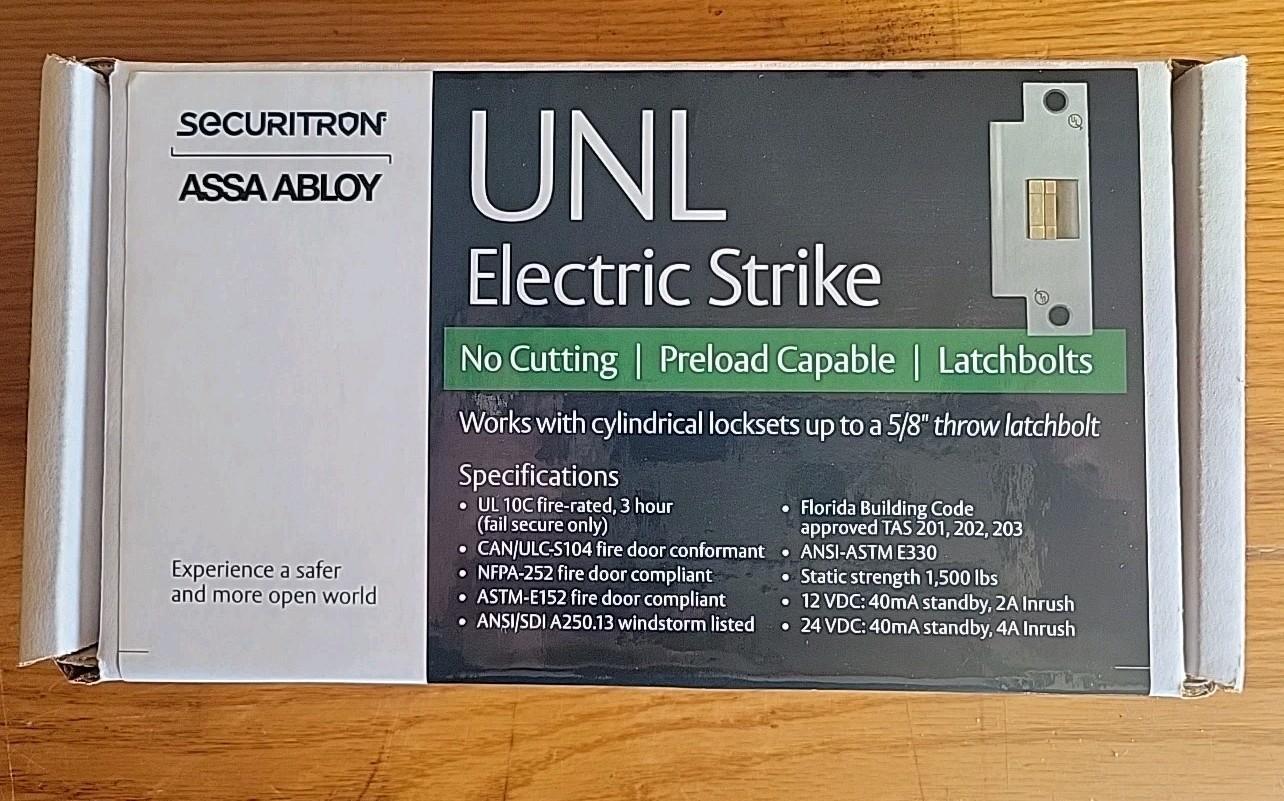 Securitron UNL-24 UnLatch Strike for Secure Locks