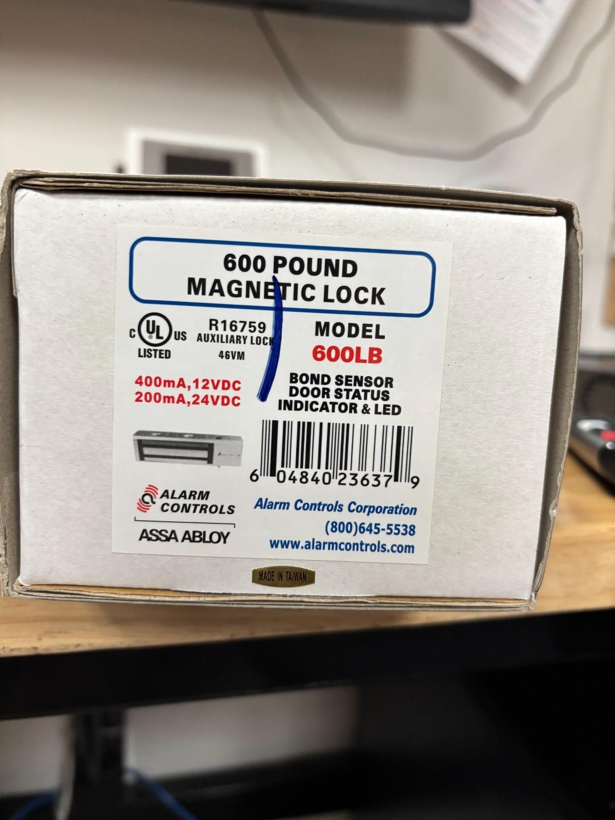 600LB Maglock with Alarm by ASSA ABLOY