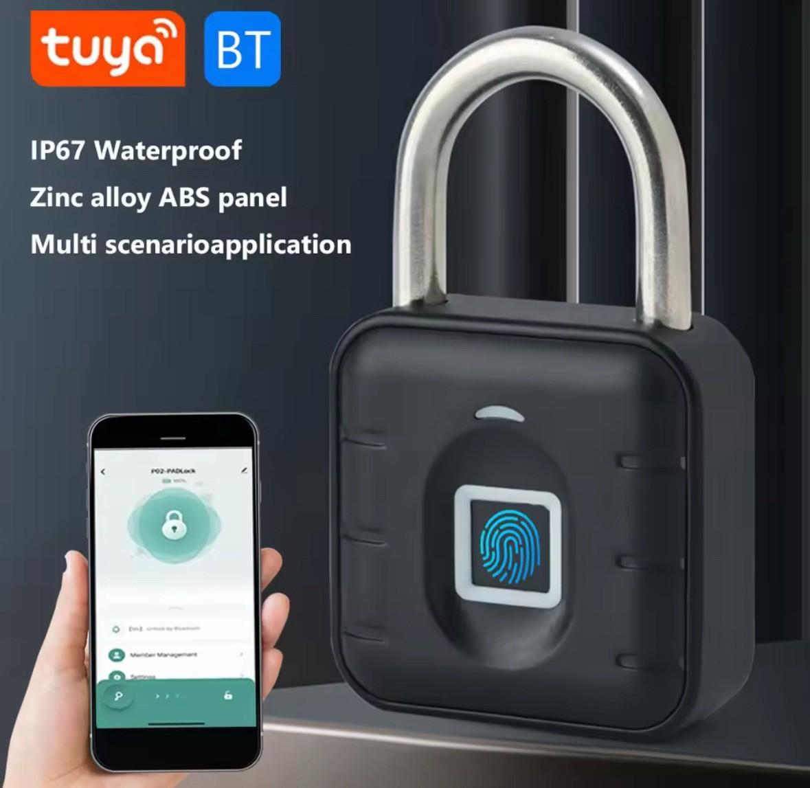 Secure Your Stuff: Waterproof Bluetooth Fingerprint Padlock