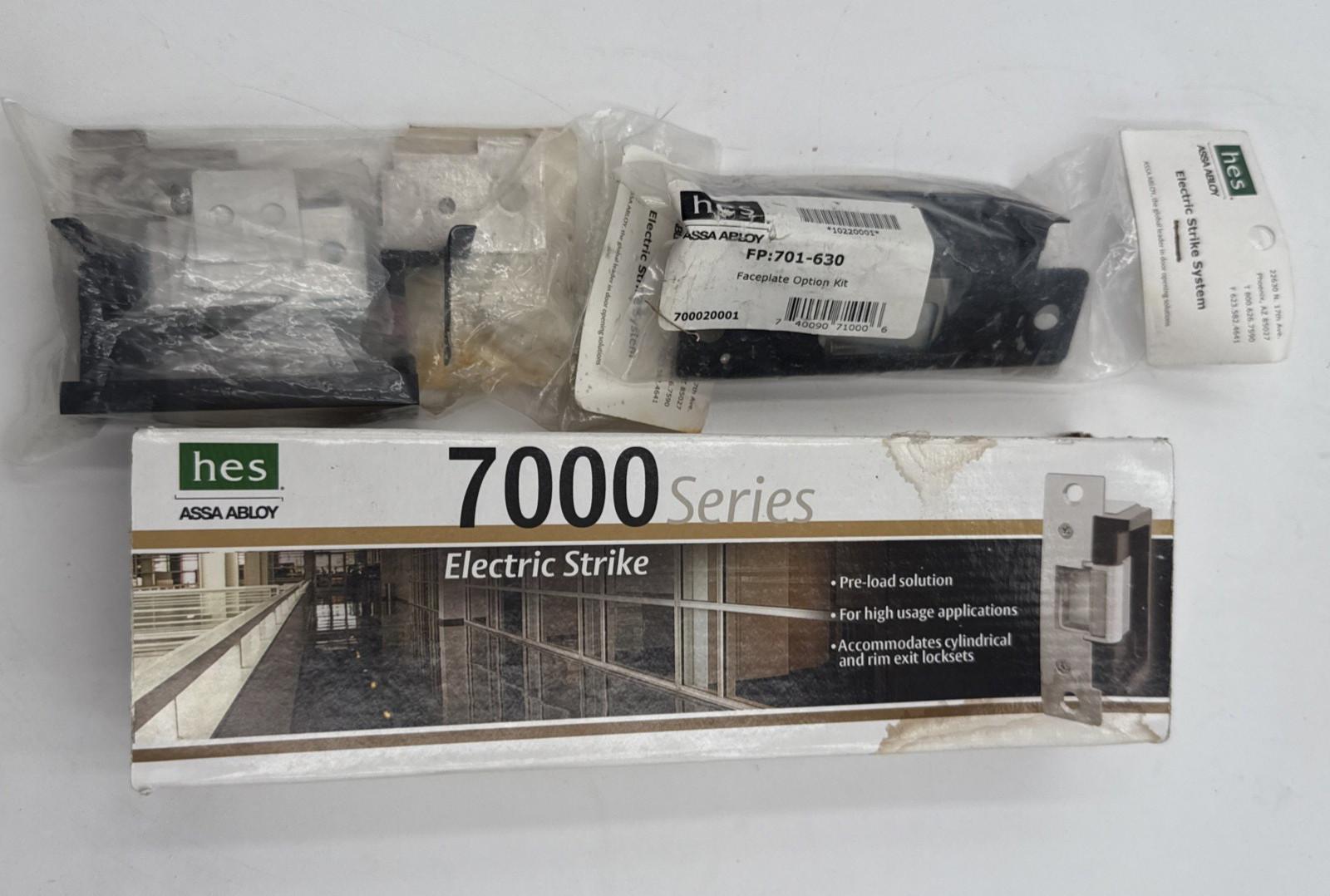 Unpickable Hes Electric Strike Door Lock 7000 Series