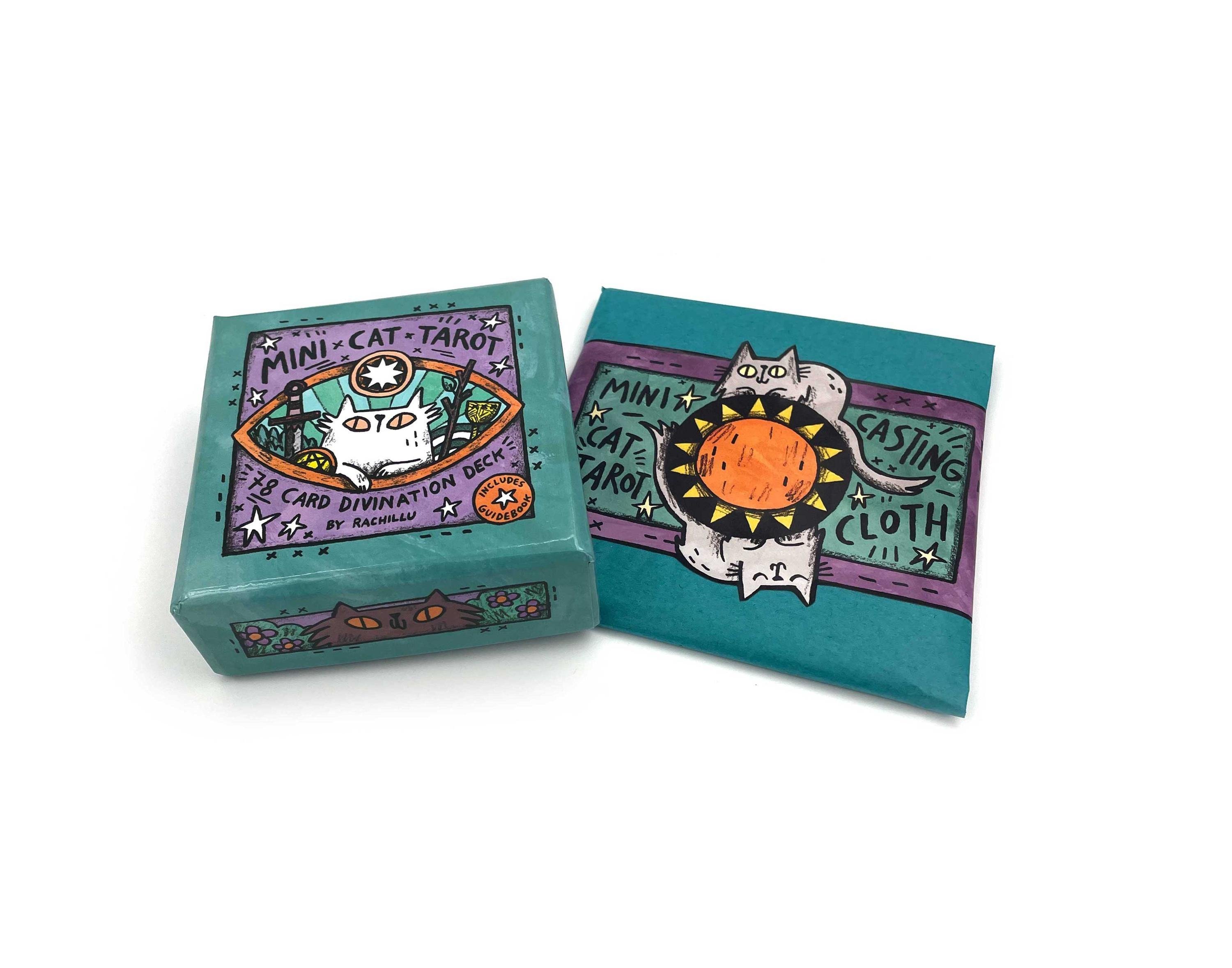 Magical Mini Cat Tarot Deck & Cloth: Perfect for Beginners!