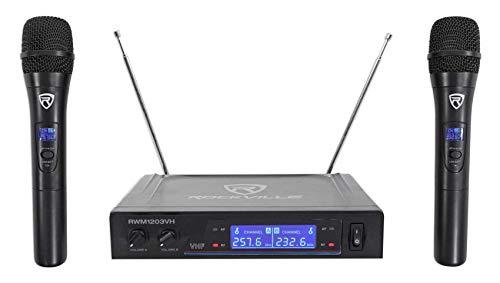 Rockville RWM1203VH Dual Wireless Microphone System