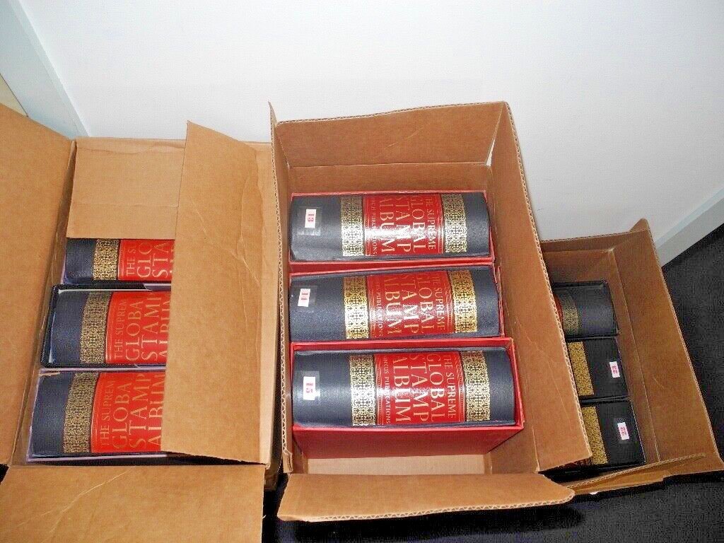 Minkus Global Supreme 24 Volume Stamp Collection