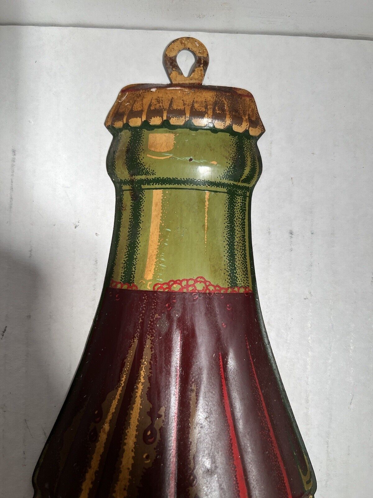 Coca Cola Vintage Tin Thermometer - Collectible Antique