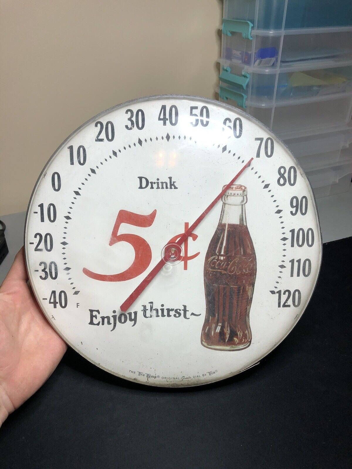 Coca Cola Vintage 12" Thermometer: Thirsty Fun!